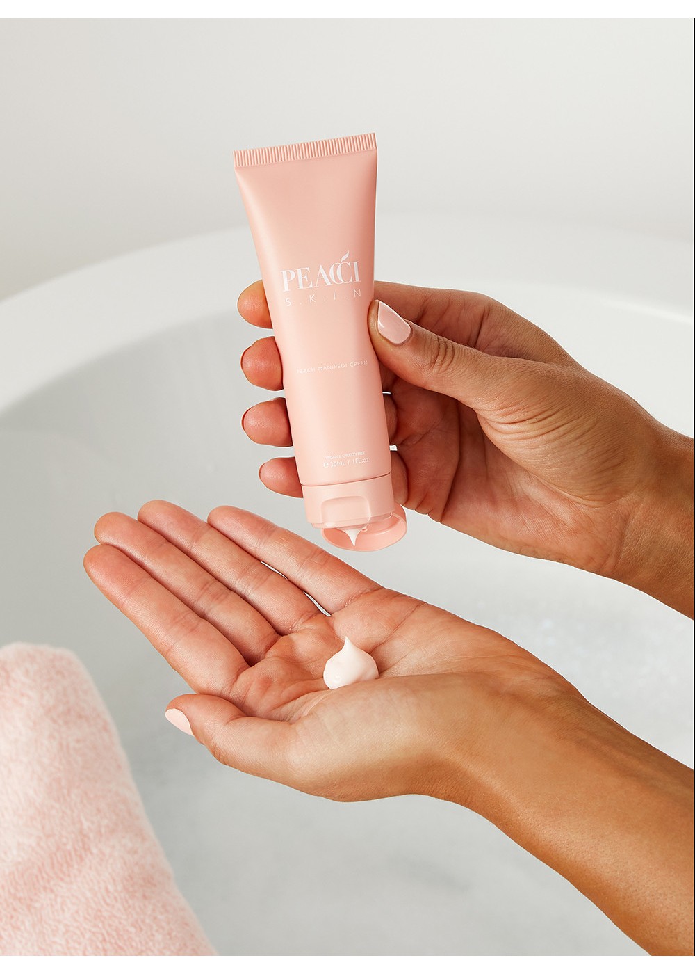 Peacci Peach ManiPedi Cream - The GelBottle NZ - gel nail polish